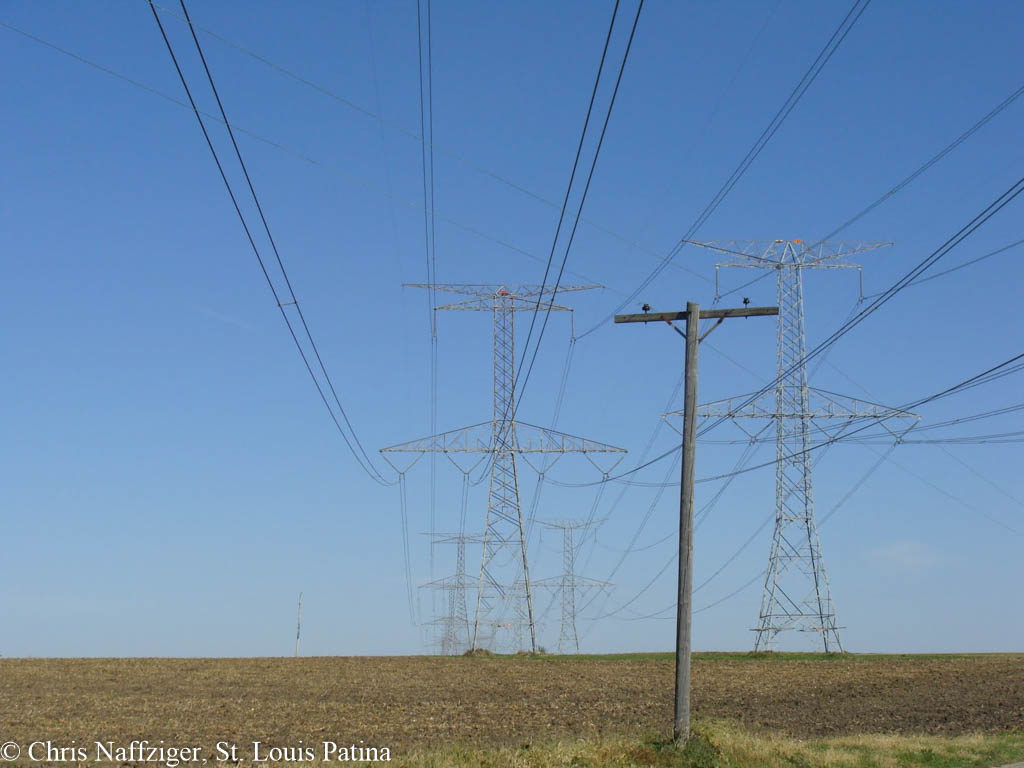 Power Lines, Deer Creek Township, Illinois – St Louis Patina